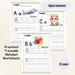 Traceable Preschool Alphabet Workbook Kindergarten Handwriting ...