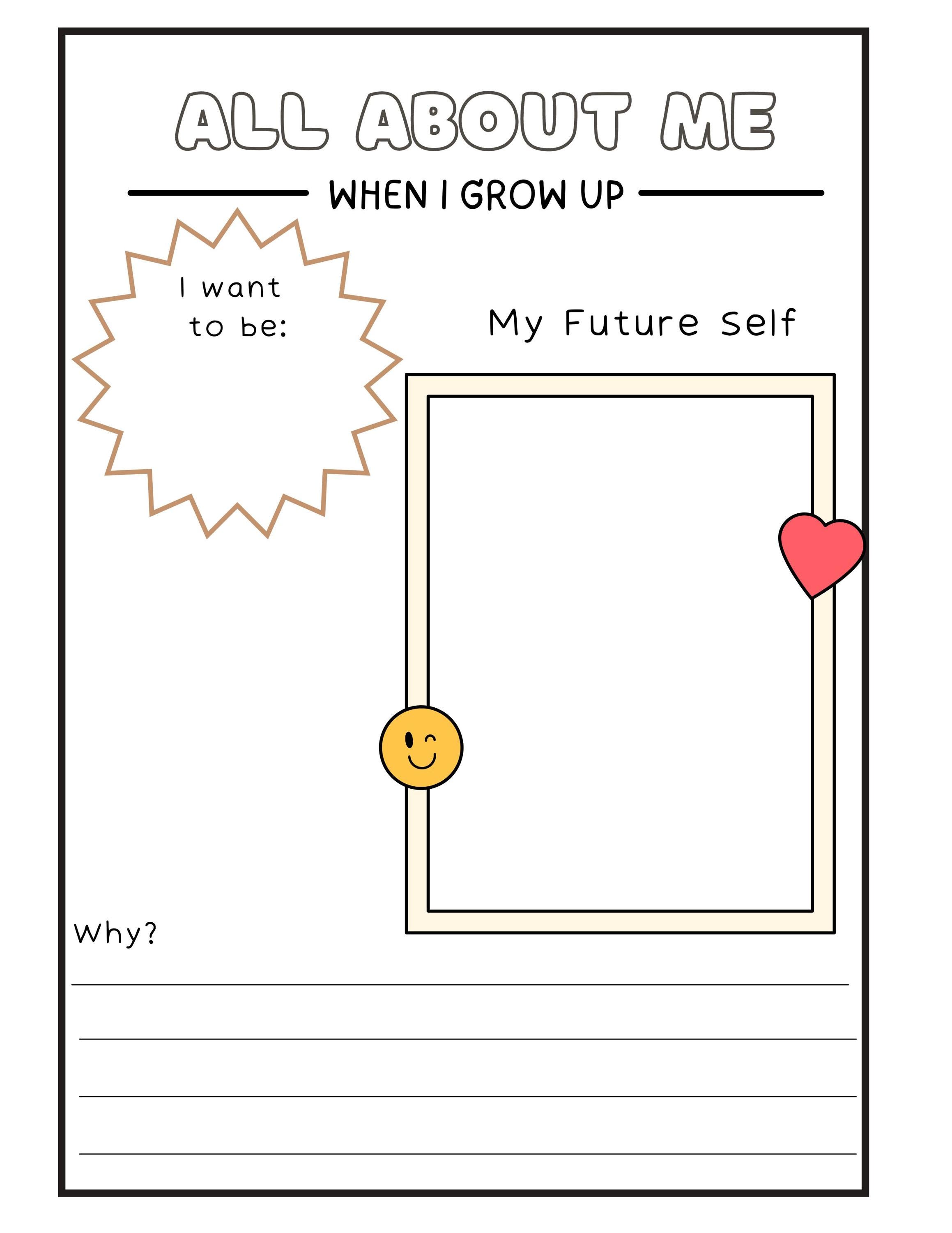 All About Me Color Workbook for Grade 1 and 2 Students - Etsy Canada