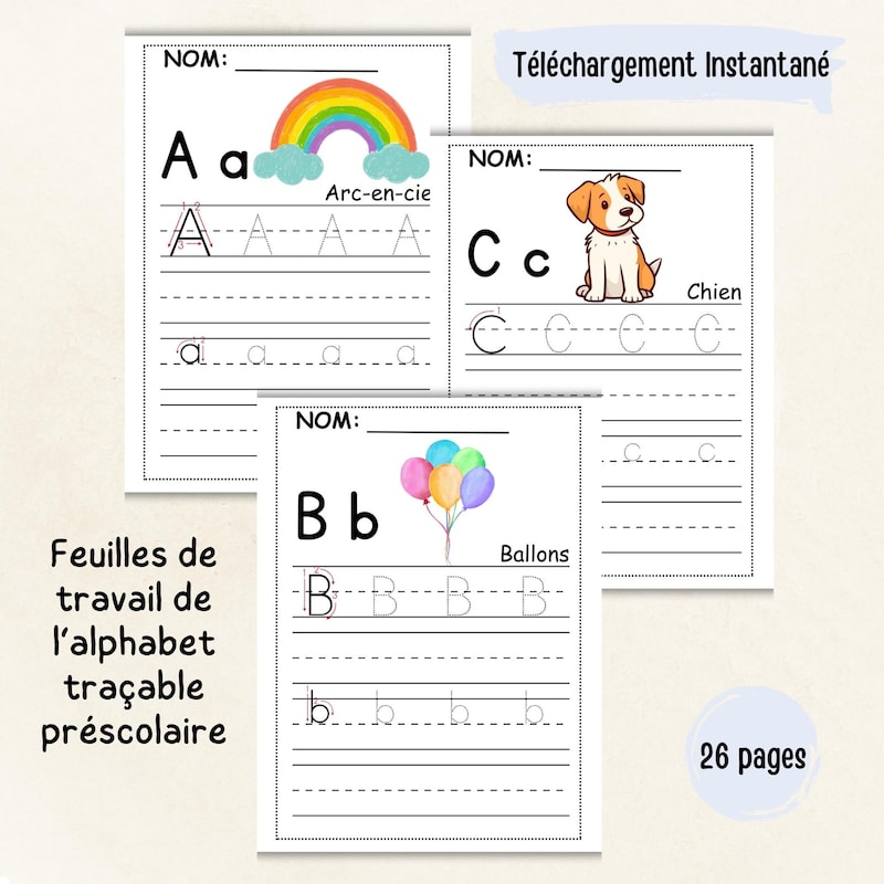 French Alphabet - Etsy