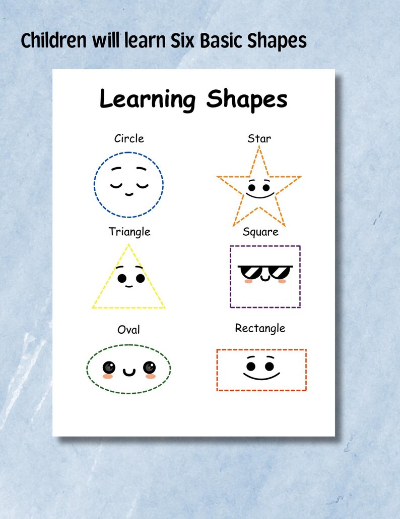 Preschool Traceable Shape Printable Workbook Toddler Tracing Activity ...