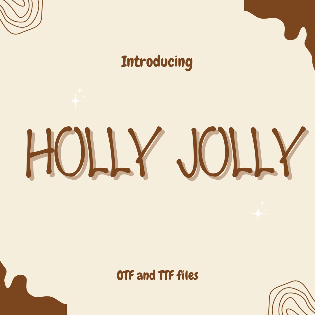 Christmas,hand Lettering ,neat Handwritten Font, Holly Jolly Fonts Cute ...