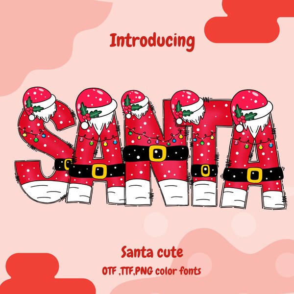 Christmas Fonts - Etsy