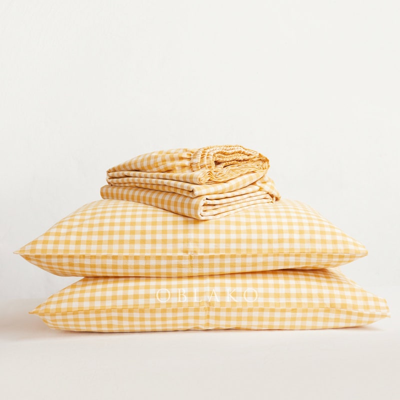 Linen Sheets Full Mustard - Etsy