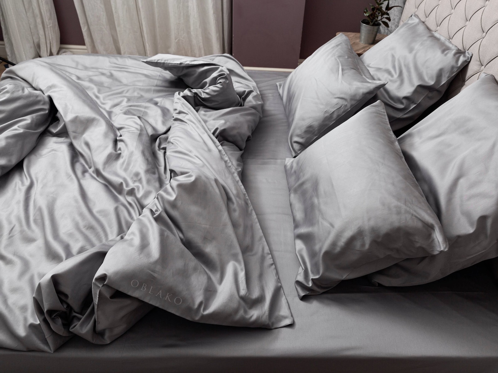 Dusty Pink Bedding Set – Elegant Duvet Cover – Gift for Mom Wife ...