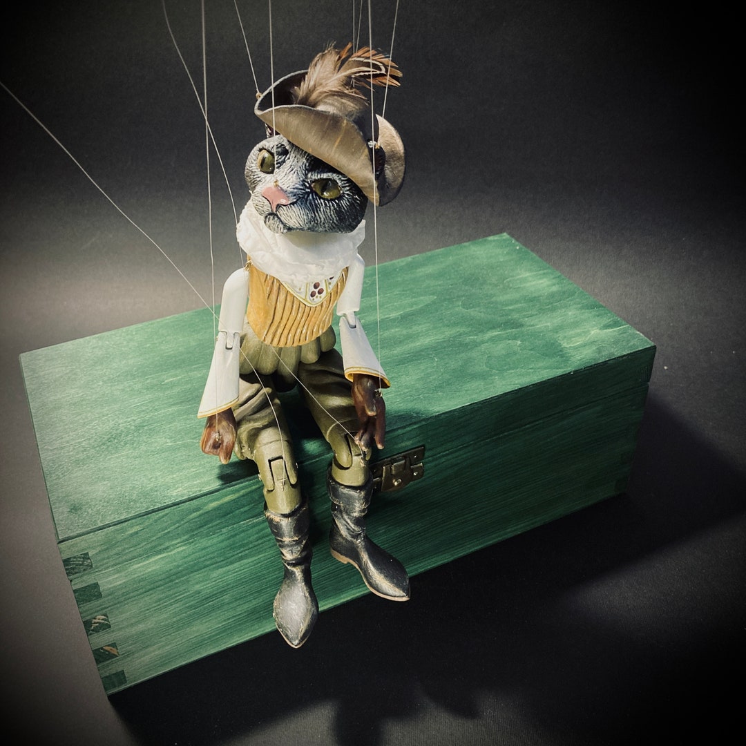 Puss in Boots Puppet - Etsy