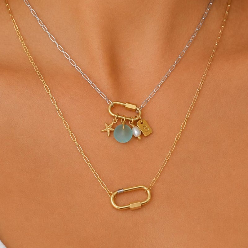 Necklace Lock Carabiner - Etsy