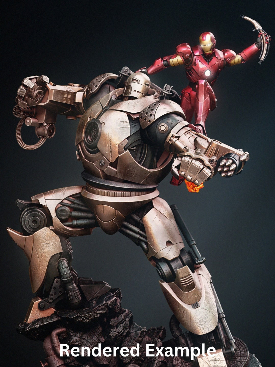 Iron Man-vs-iron Monger - Etsy