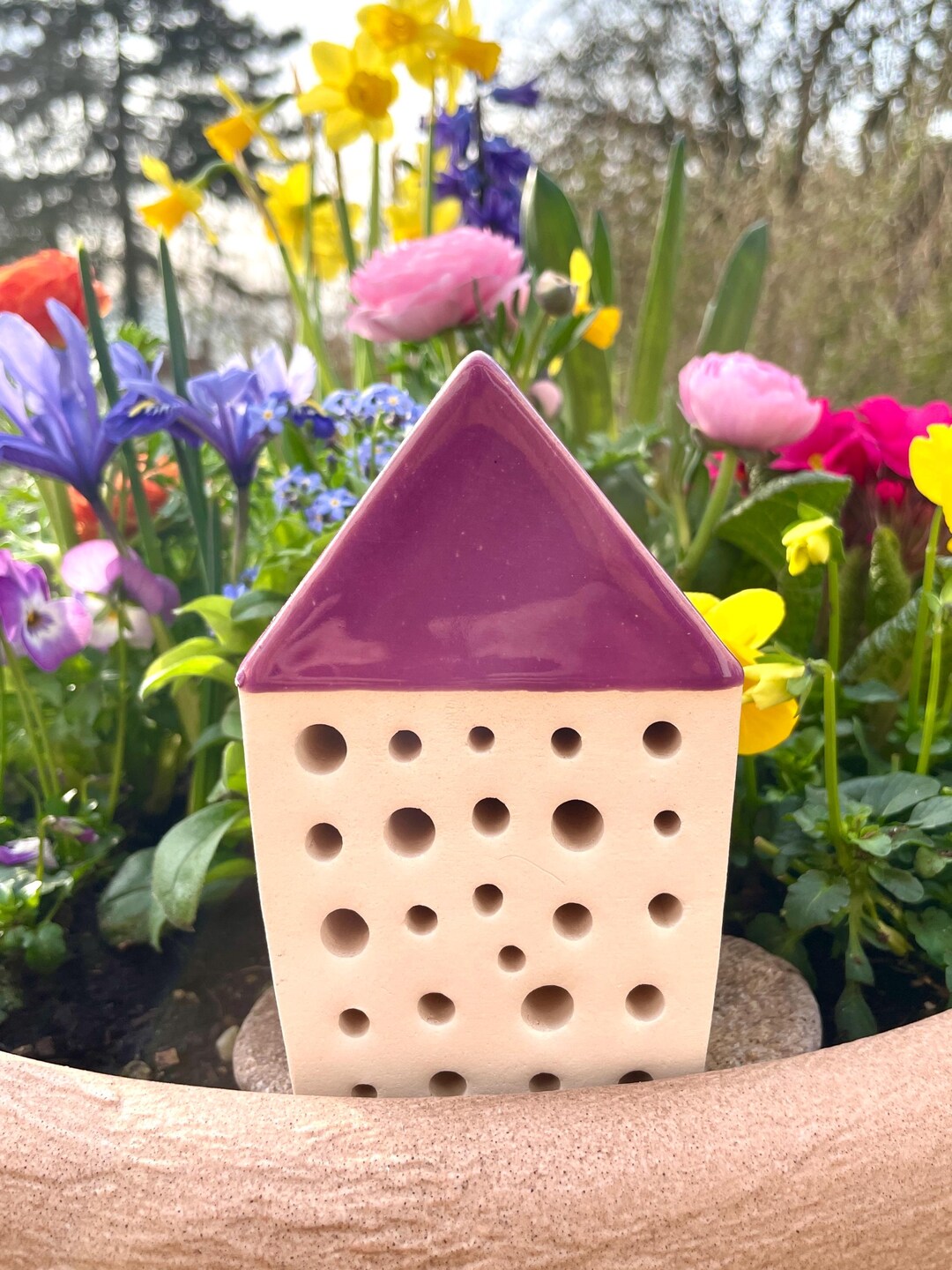 Bee Stone House "malve" Made of Ceramic, Bee Stone, Nesting Aid for ...