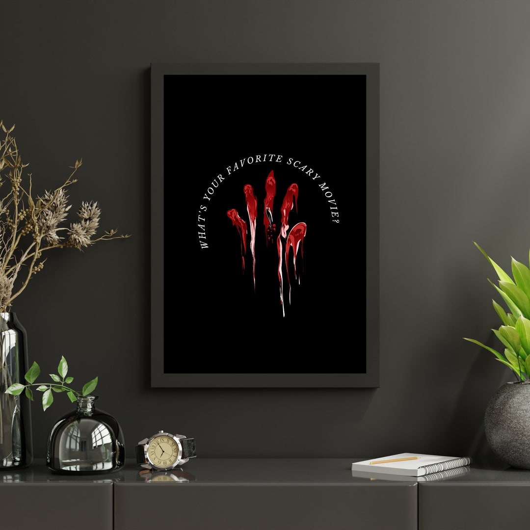 Scream Poster, Horror Poster, Digital Download, Instant Download - Etsy