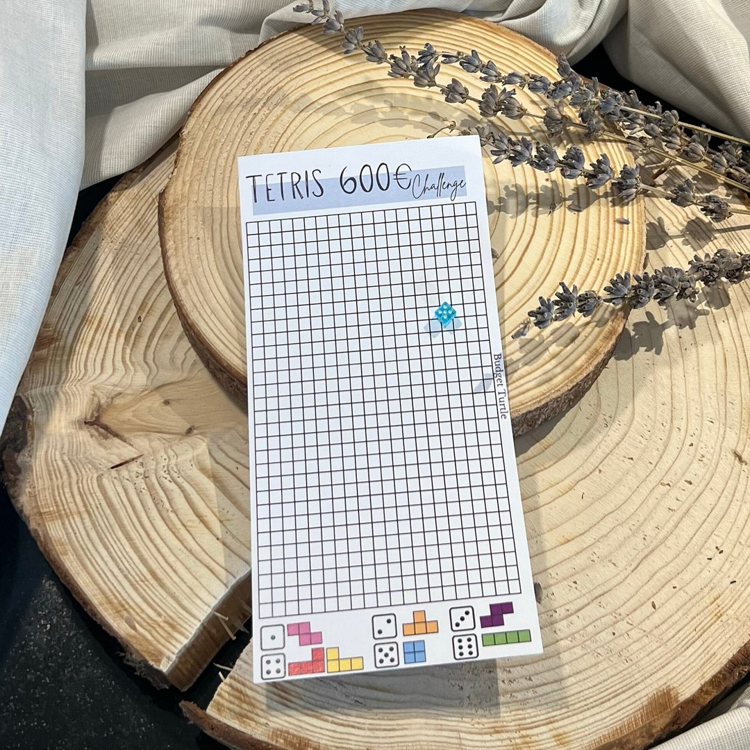 Tetris Challenge // Budget Planning // Savings Challenge // Challenge ...