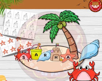 Editable Island Name Craft, Summer Crafting Activity, Bulletin Board ...