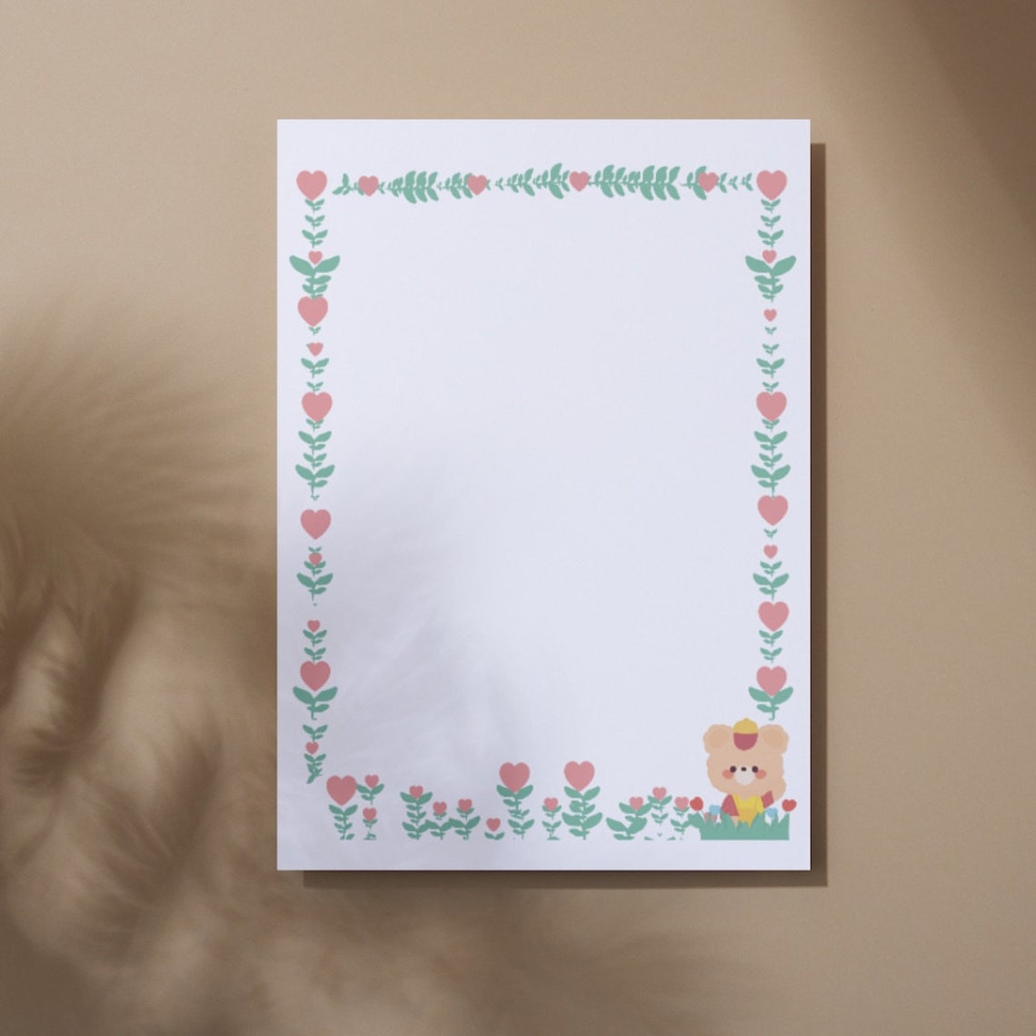 Pastel Cute Clipart Border, Heart Clipart Frames for DIY Card, Baby ...