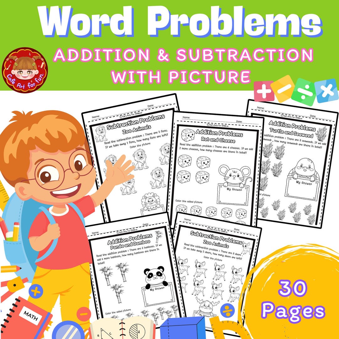 Kindergarten Math,printable Homeschooling, Worksheets Addition and ...