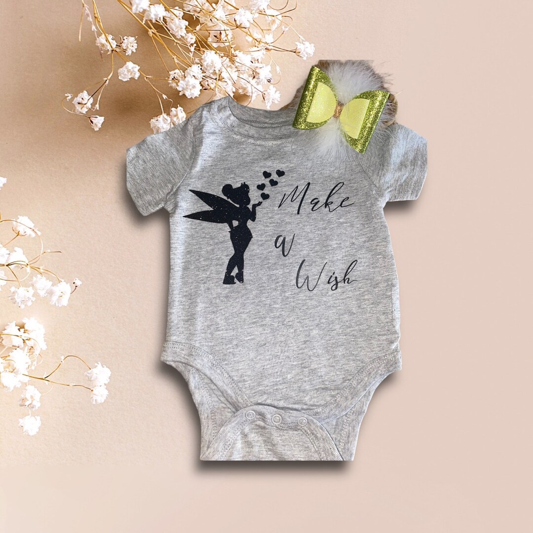 Tinker Bell.make a Wish Onesie Set - Etsy