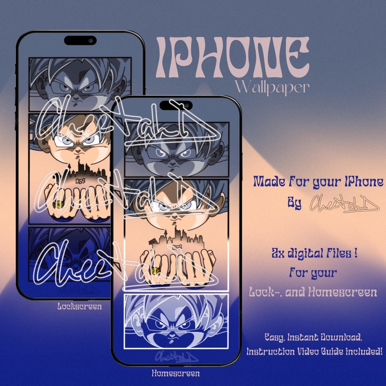 069 | Ultra Instinct Chibi | Wallpaper With Shining Effect for Your ...