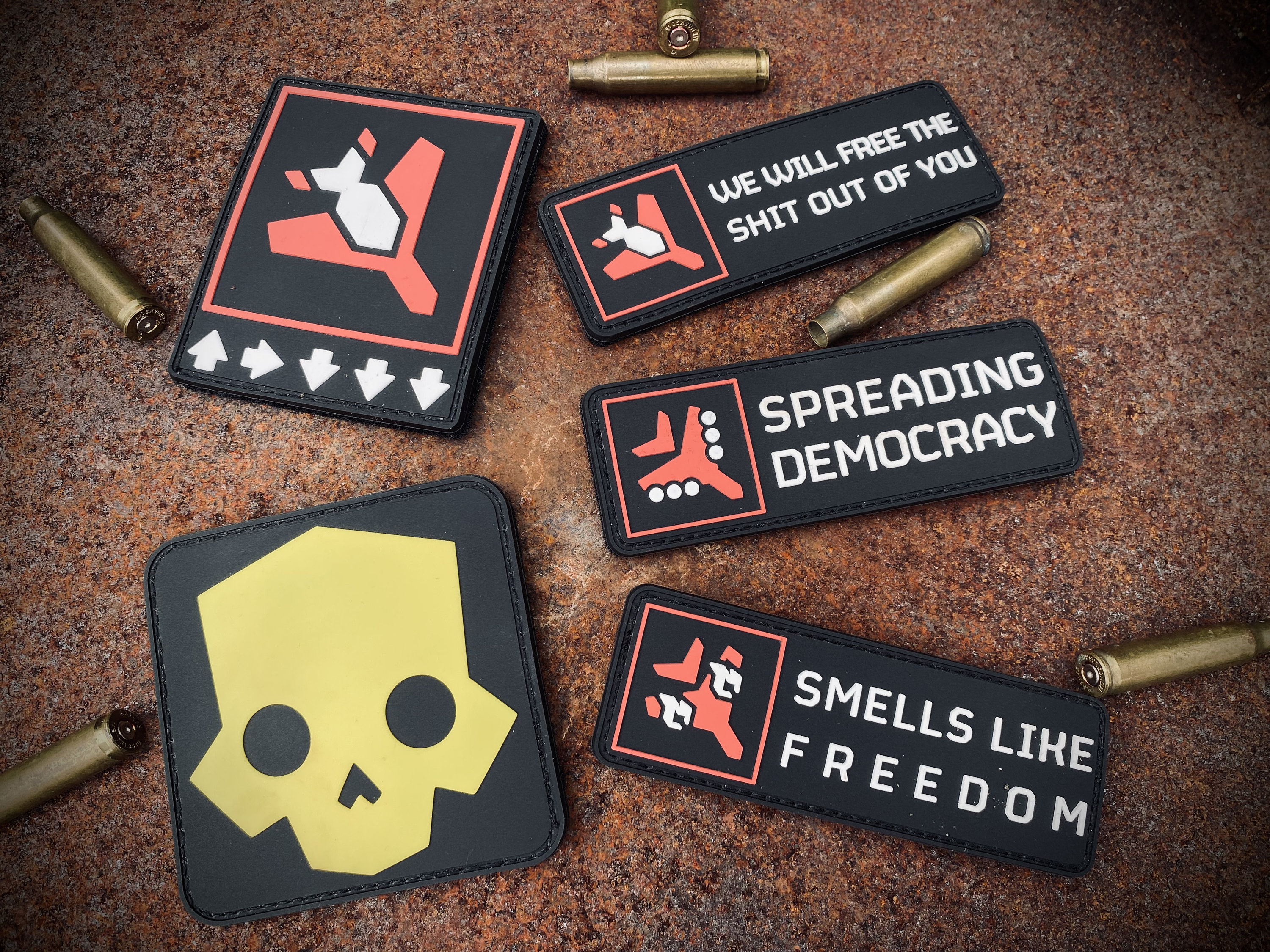 Libery Patches - 3D PVC Rubber Patch - Etsy