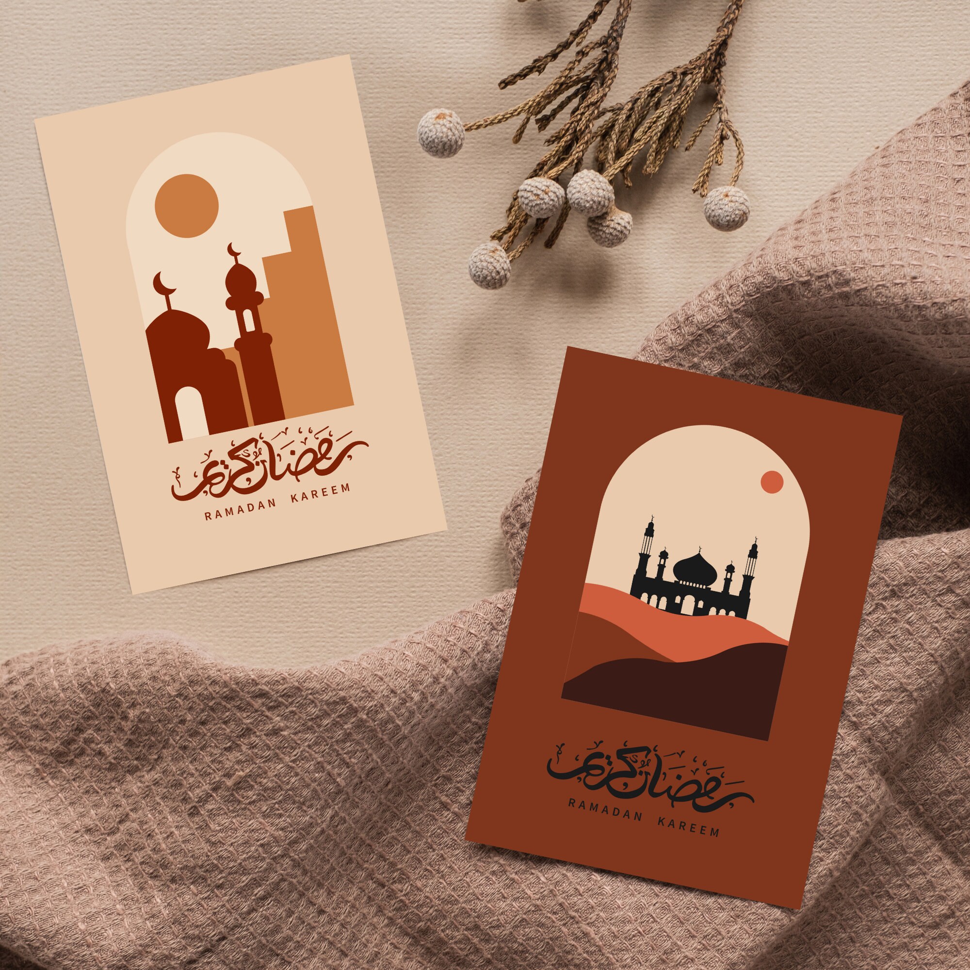 Ramadan Greeting Cards, Islamic Printable Wishes, Ramadan Kareem ...