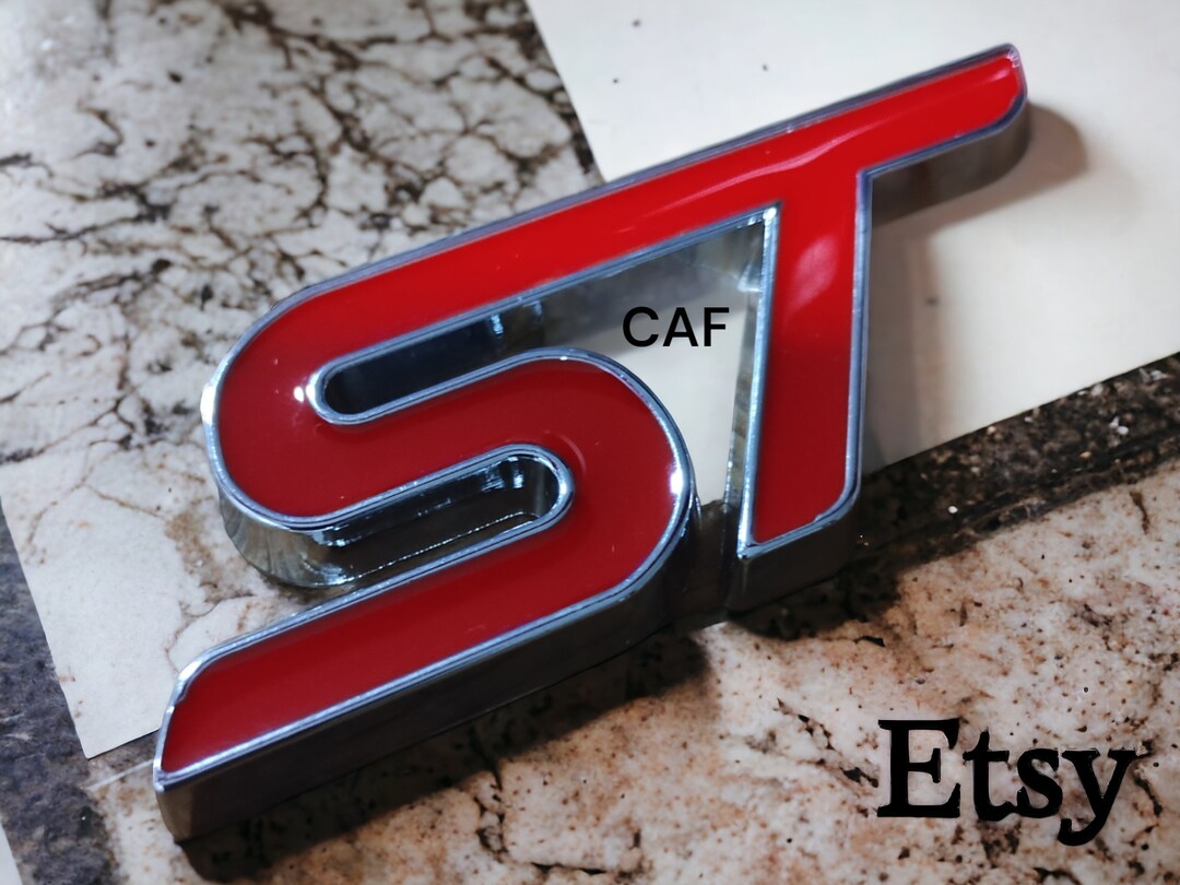 New Ford ST Front Grille Badge red - Etsy UK
