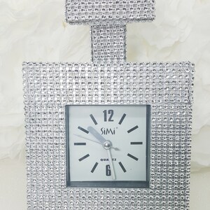 Unique Gift for Her, Perfume Bottle Clock, Unique Birthday Gift, Gift for Her, Glam Desk Clock ...