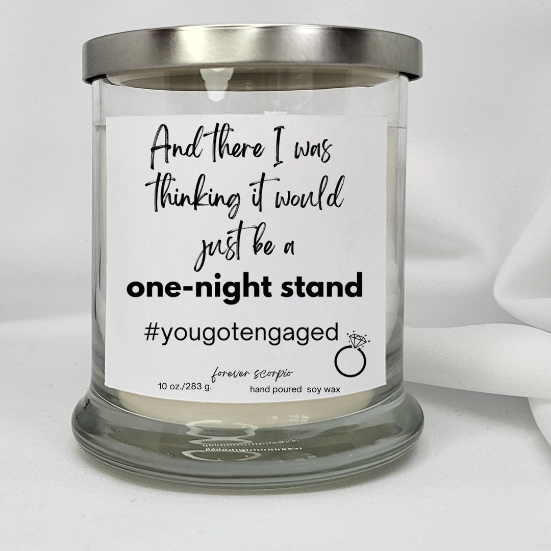 Engagement Candle, Gift for Engagement, Congratulations Gift, Bride-to ...