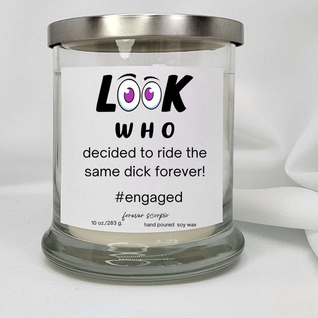 Engagement Candle, Gift for Engagement, Congratulations Gift, Bride-to ...