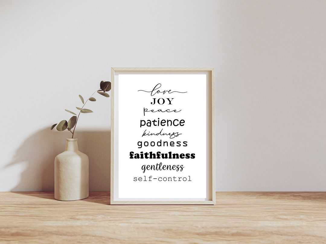 Fruits of the Spirit - Bible Verse - Bible Scripture - Christian ...