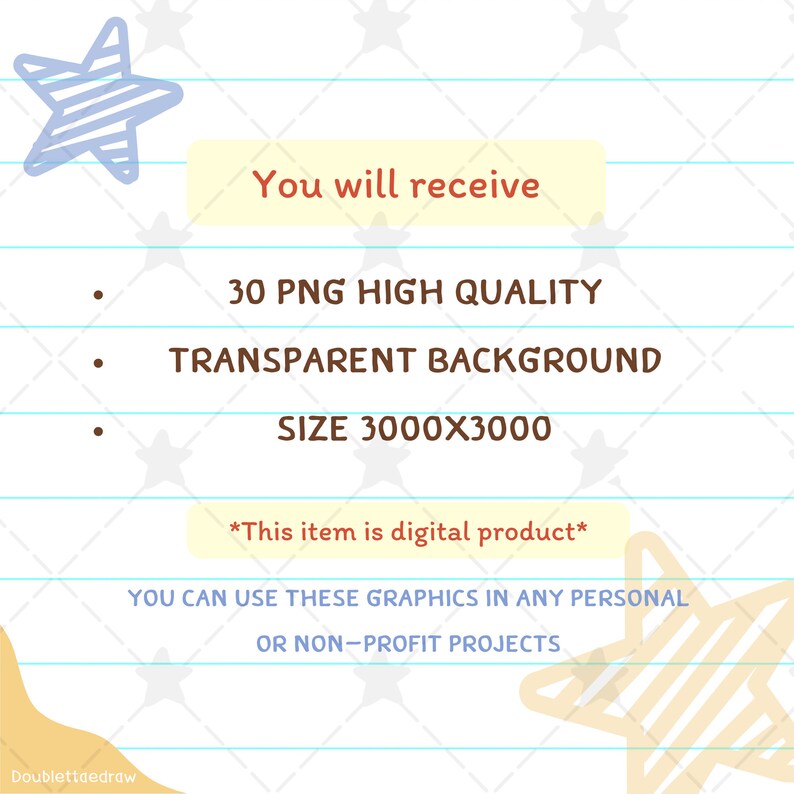 School Days : Back to School Clipart Png, Digital Stickers Clipart ...