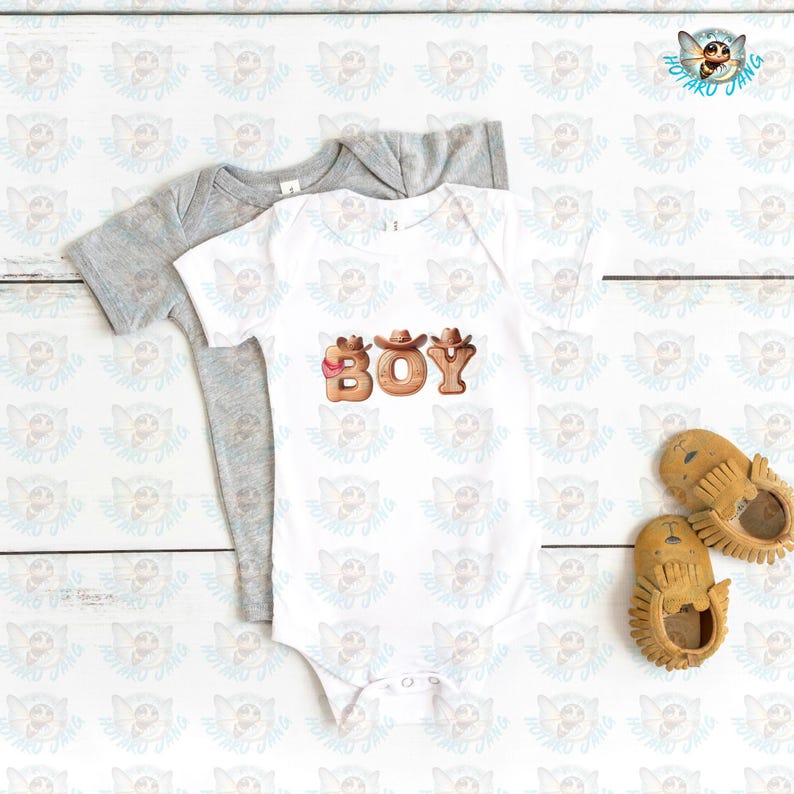 Cowboy Alphabet & Numbers Clipart: Rustic Western Party Decor (46 Pngs ...
