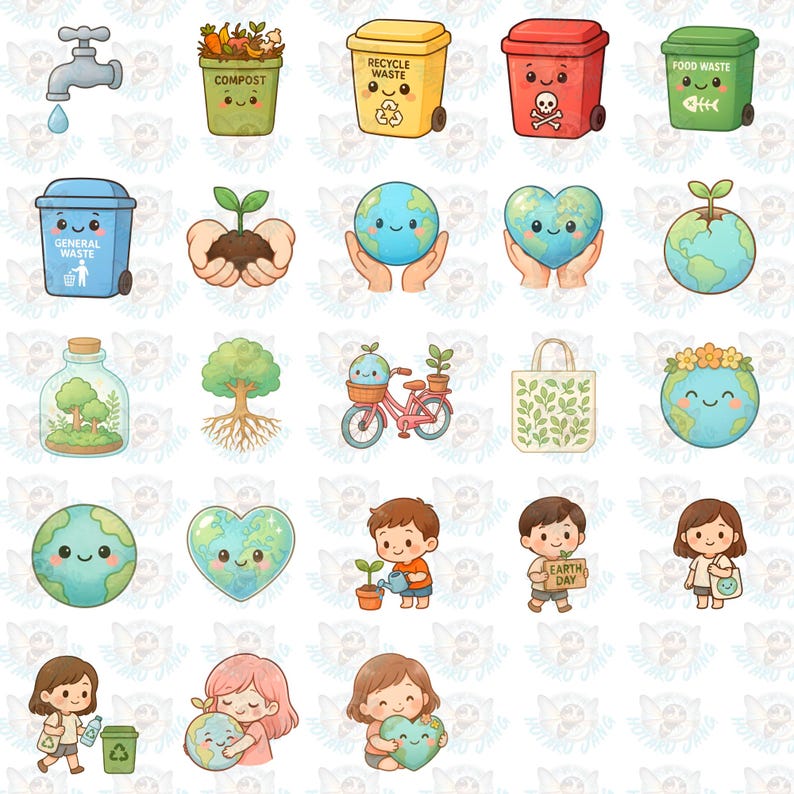 Earth Day Clipart, Earth Day Png, Flower Power Clipart, Positive Vibes ...