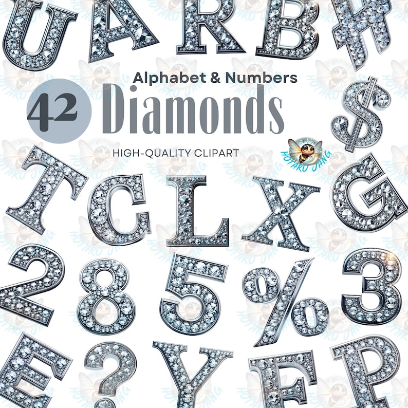 Diamond Alphabet & Number Clipart, Rich Letters Png,pendant Diamond ...
