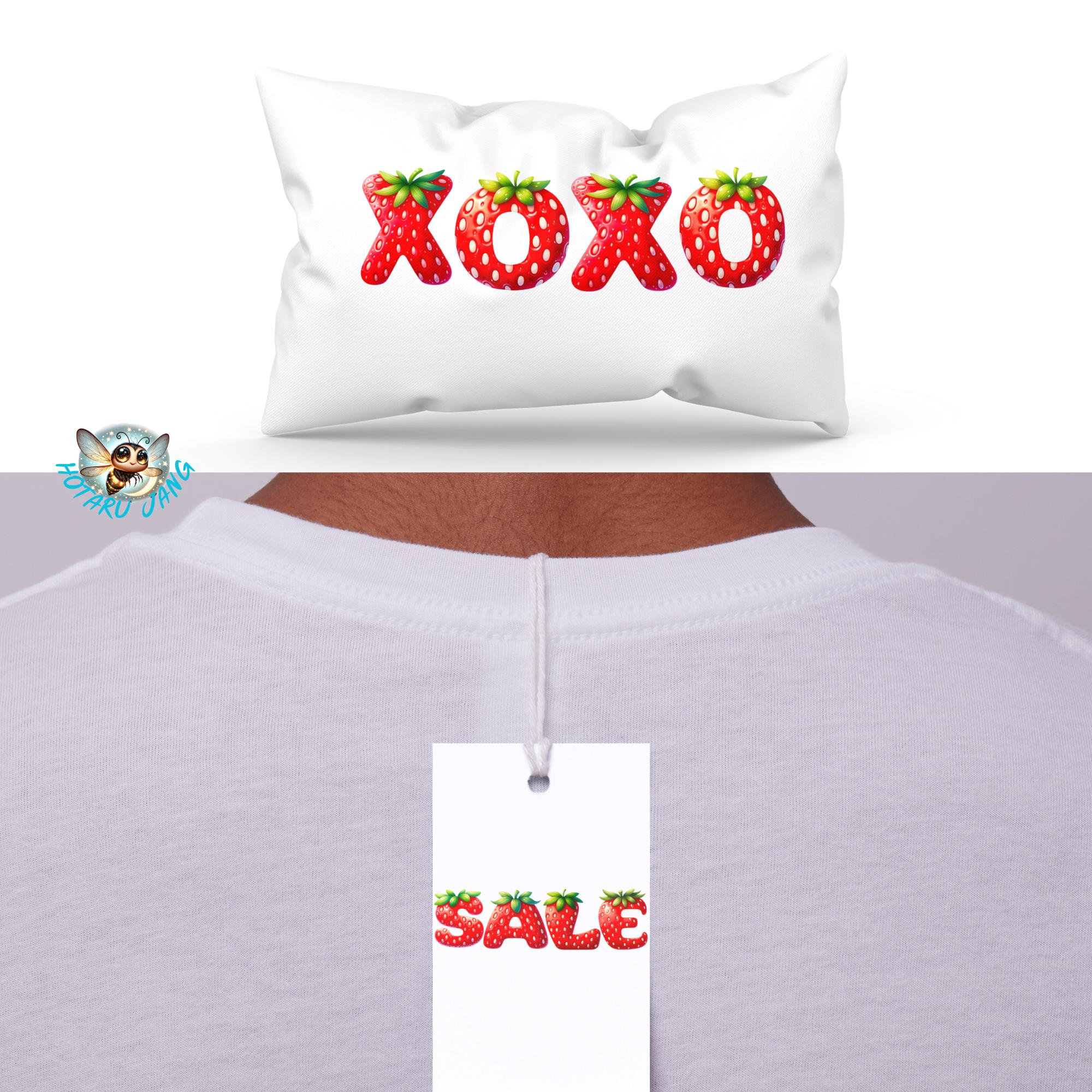 Strawberry Watercolor Alphabet & Numbers Clipart (digital Download) - Etsy