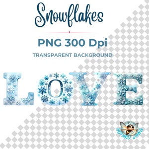 Snowflakes Alphabet & Numbers Letter Stickers Sheet Pack Planner ...
