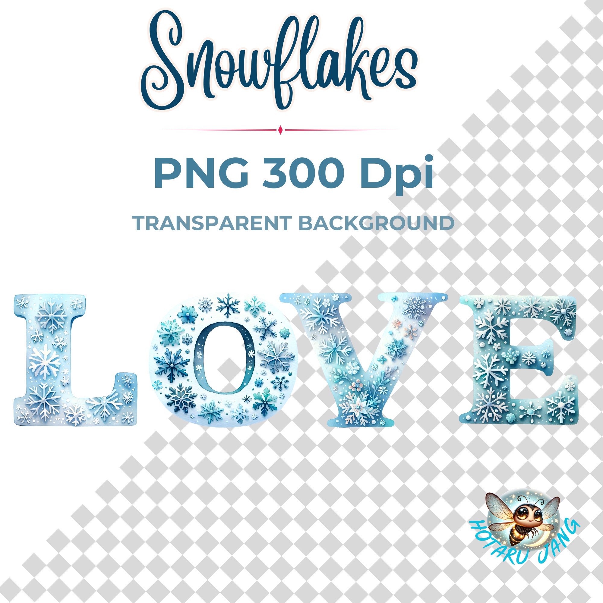 Snowflakes Alphabet & Numbers Letter Stickers Sheet Pack Planner ...