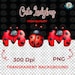Ladybug Alphabet Clipart: Red & Black Polka Dot Numbers (digital ...
