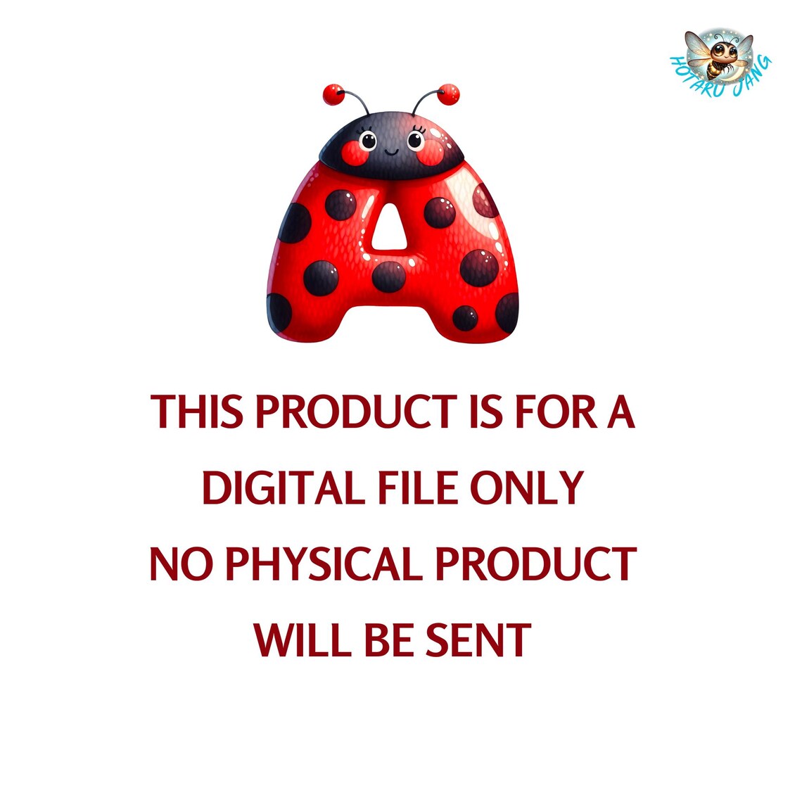 Ladybug Alphabet Clipart: Red & Black Polka Dot Numbers (digital ...