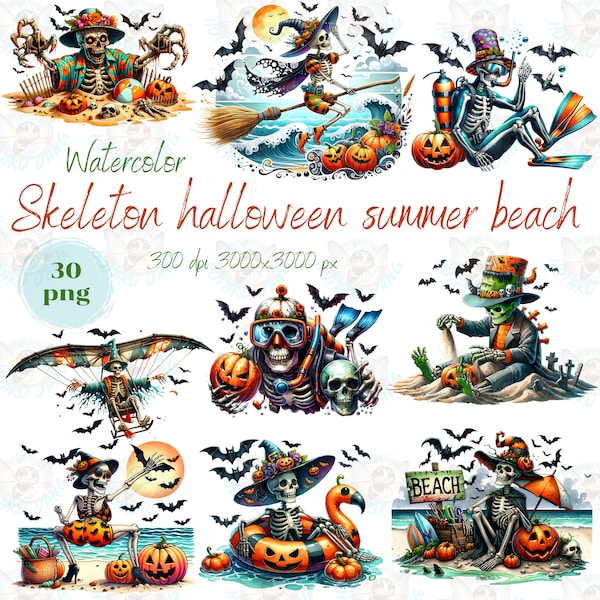 Wizard Gnome Watercolor Clipart 25 Magical Gnome Pngs Halloween Digital ...