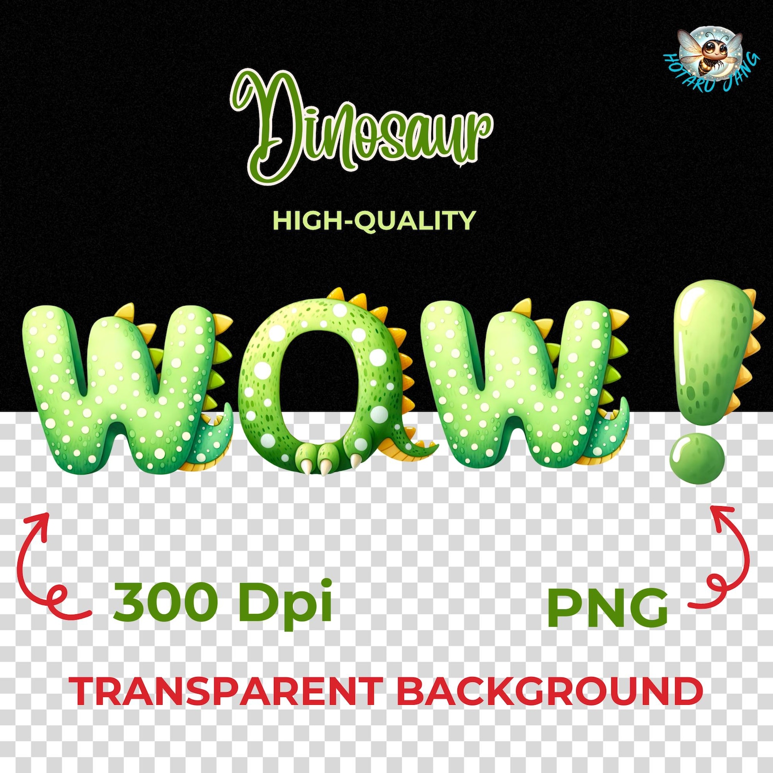 Watercolor Dinosaur Alphabet & Numbers Clipart (PNG) - Etsy