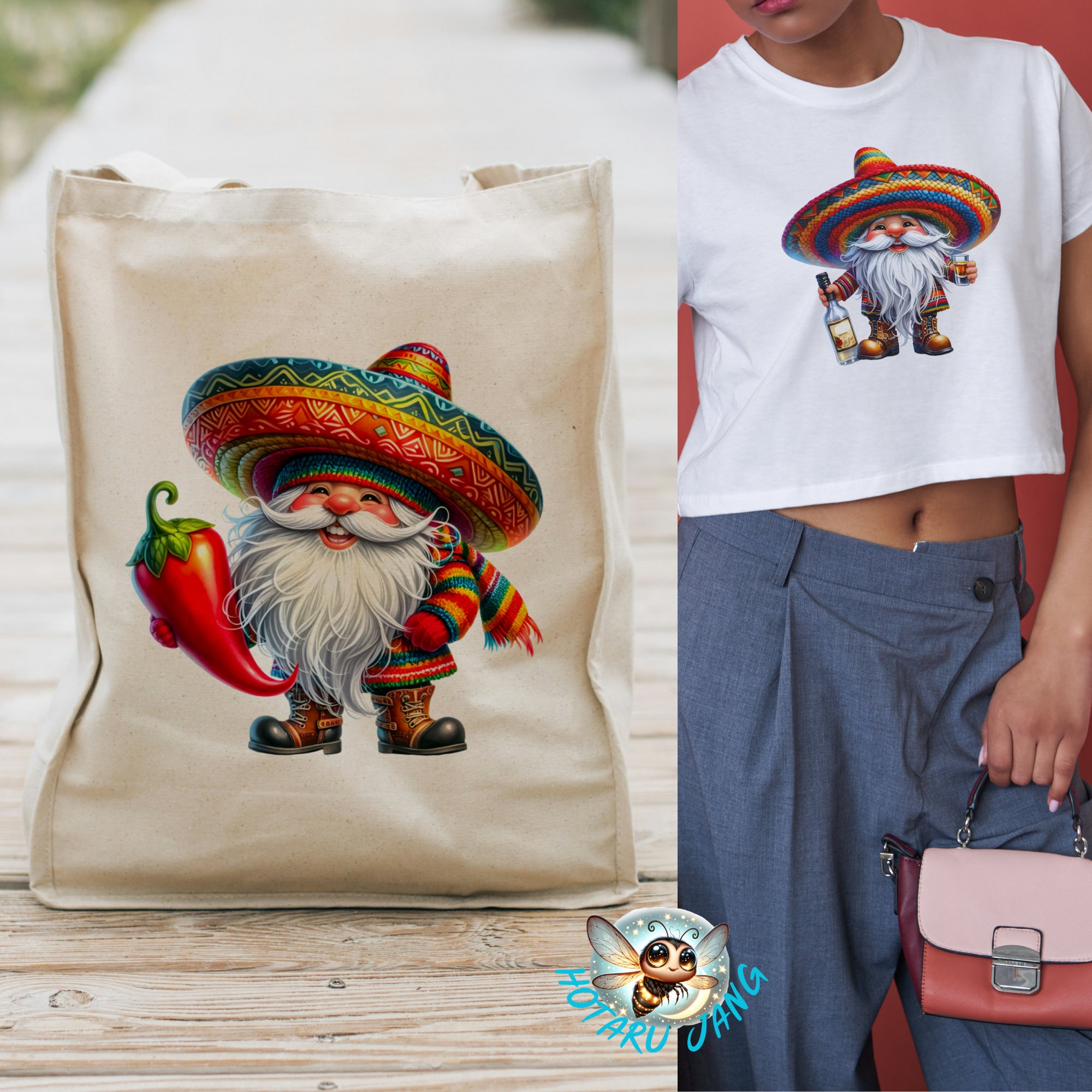 Watercolor Mexican Gnome Clipart, Fiesta Gnomies (PNG) - Etsy