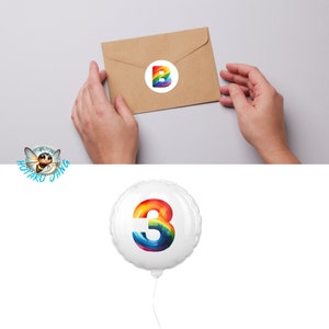 Rainbow Alphabet & Numbers, Colorful Alphabet, Alphabet PNG, PNG ...