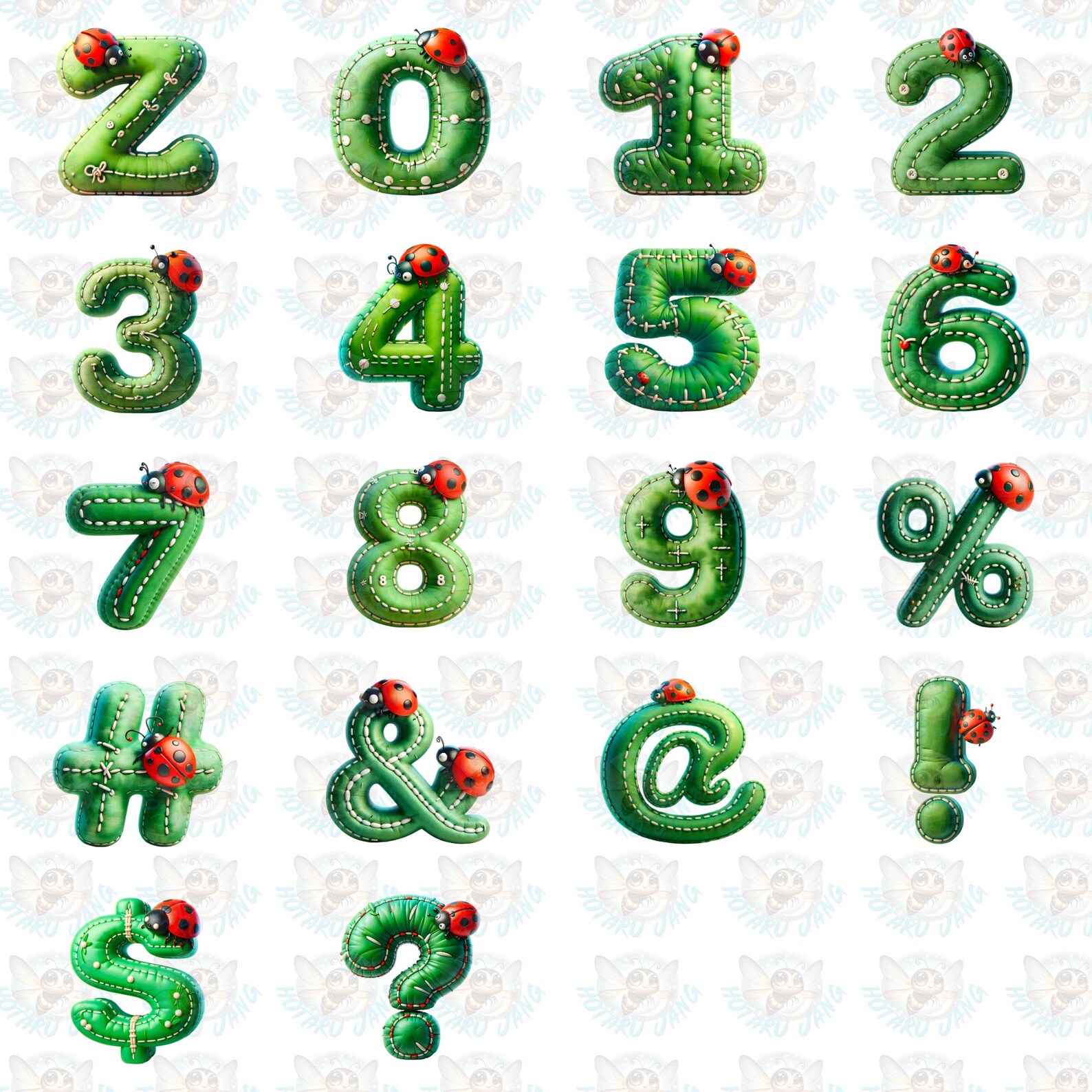 Ladybugs Alphabet & Numbers, Ladybug Alphabet, Letter, Spring - Etsy