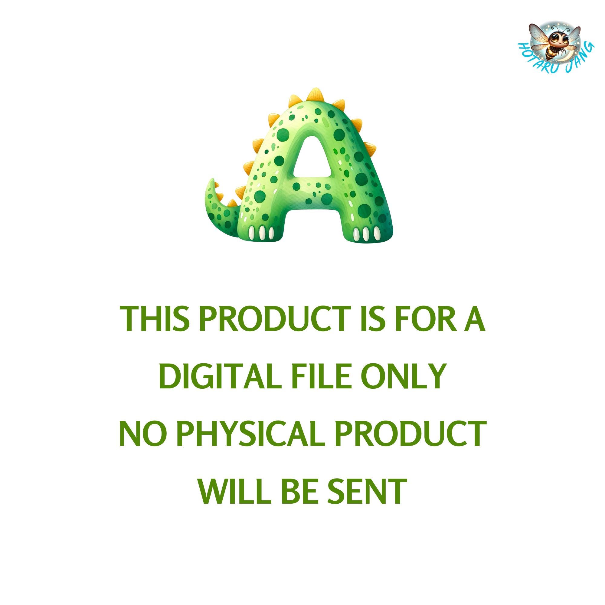 Watercolor Dinosaur Alphabet & Numbers Clipart (PNG) - Etsy