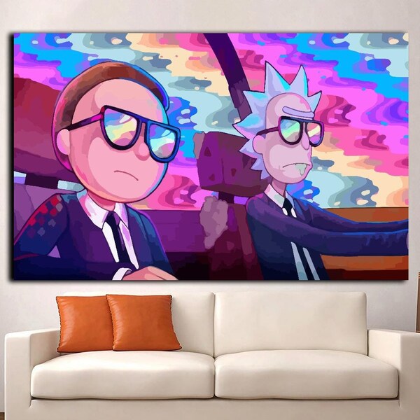 Rick and Morty Poster - Etsy