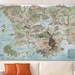 Dungeons & Dragons Canvas,dungeons and Dragons Map Wall Art, Dungeons ...