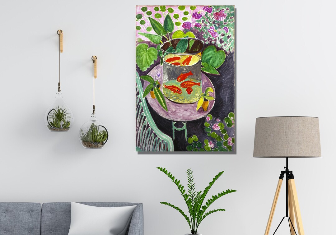 Henri Matisse Fish Still Life Canvas, Henri Matisse Goldfish Painting ...