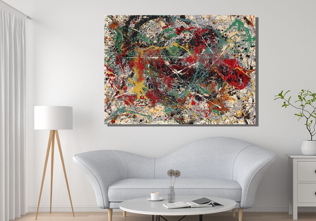 Jackson Pollock Wall Art, Jackson Pollock Canvas Wall Art, Jackson ...
