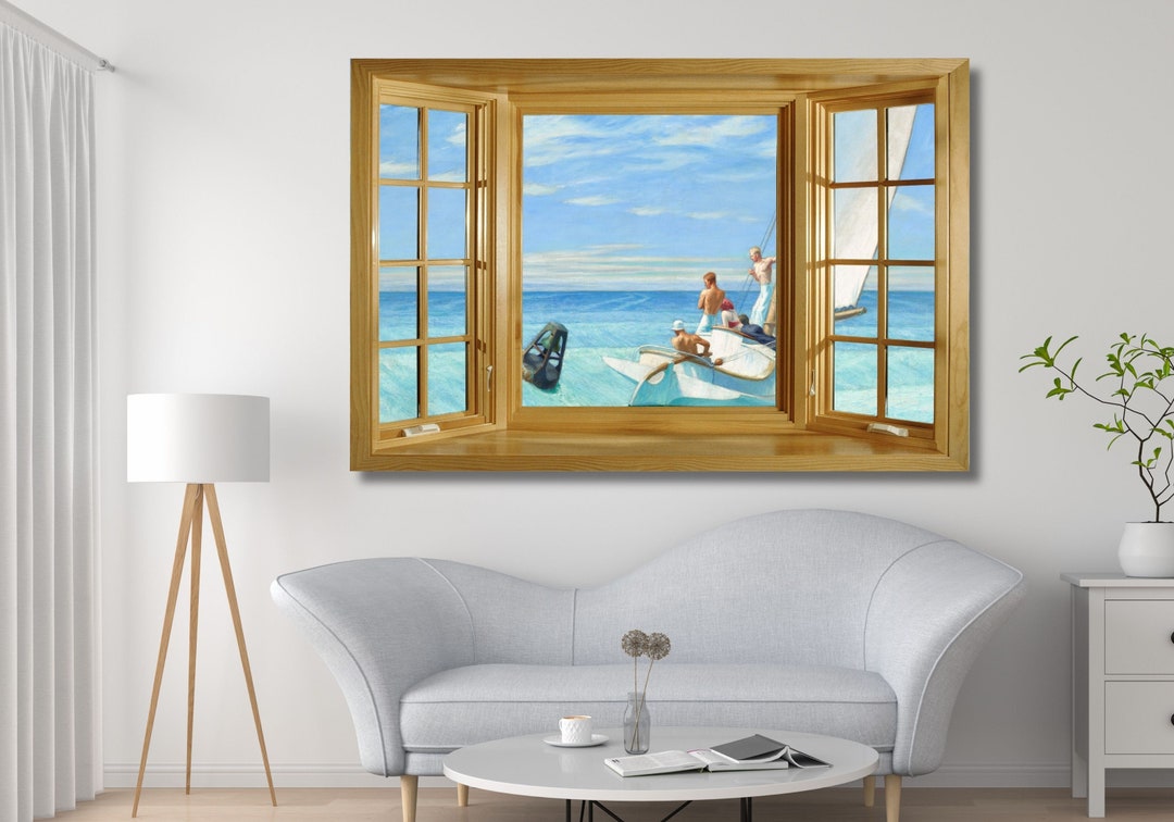 Edward Hopper Sailboat Window in Winter View Canvas ,hopper Canvas ...