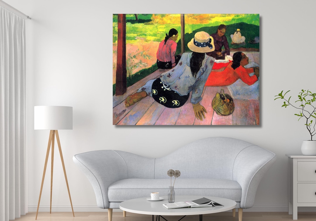 Paul Gauguin Artwork Print Art,the Siesta by Paul Gauguin Canvas Wall ...