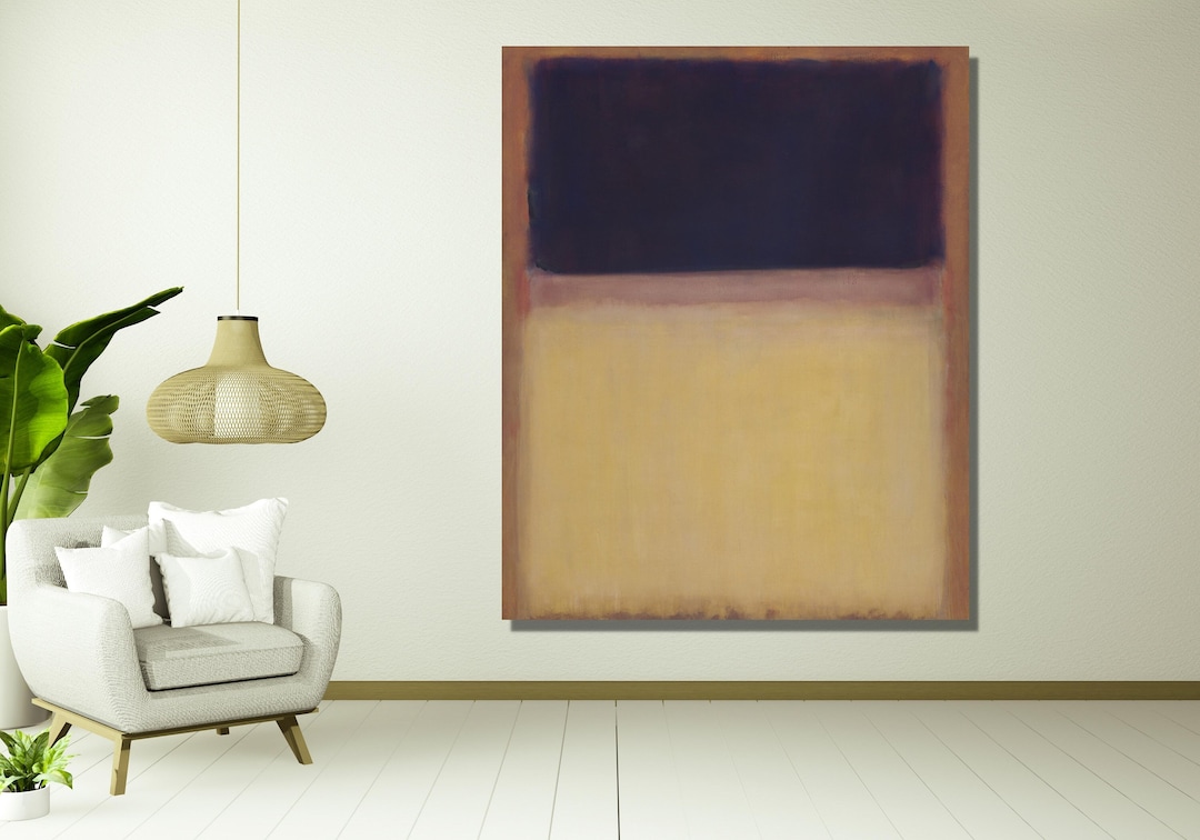 Mark Rothko Print, Mark Rothko Painting, Mark Rothko Exhibition Poster ...