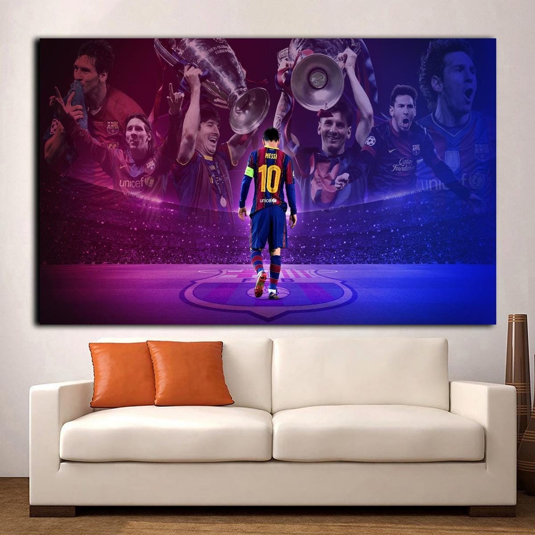 Lionel Messi Canvas Art,lionel Messi,messi Wall Art,messi,messi Poster ...