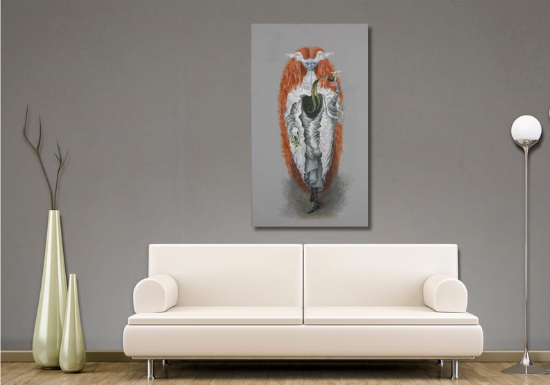 Remedios Varo La Bruja en Camino al Sabbath - Impresión en lienzo ...